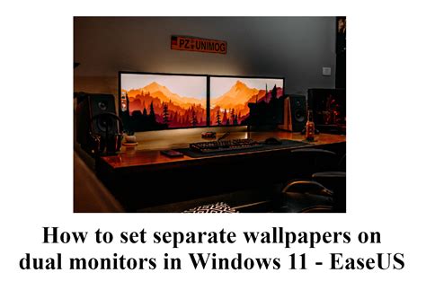 How To Set Different Wallpaper For Dual Monitor At Trevor Phillips Blog