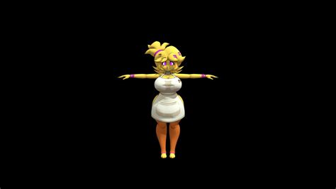 Chiku D Model By Not Cryptia FNAFARModels Ffd E Sketchfab