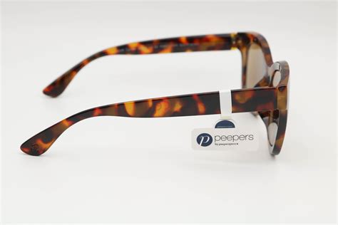 Peepers Center Stage 250 Tortoisebrown Cat Eye Readers Sunglasses 51