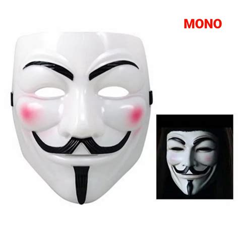 Best Deals For Hacker Mask Halloween Christmas Party Movie Cosplay V For Vendetta Hacker Mask