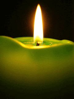 Mis Creaciones 2018  Green Candle Candles Candle Glow