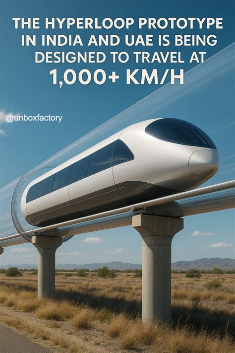 Unbox The Hyperloop Prototype In India And Uae India And The Uae Are