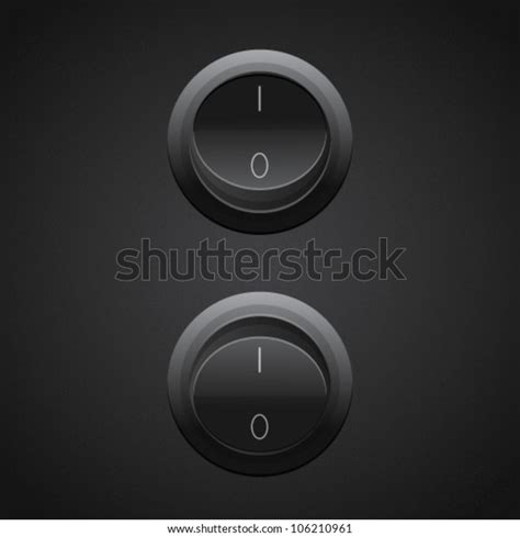 Vector Circle Toggle Power Switches เวกเตอรสตอก ปลอดคาลขสทธ Shutterstock