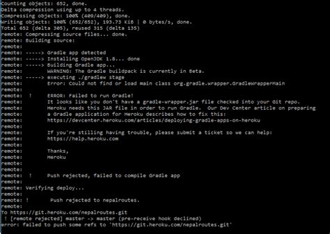 Git Why Is Deploying Gradle Java App To Heroku Failing Stack Overflow
