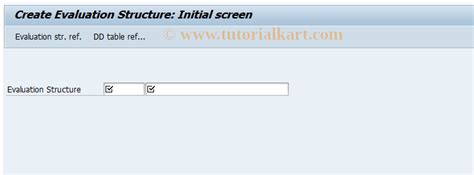 MCX SAP Tcode QIS Create Evaluation Structure