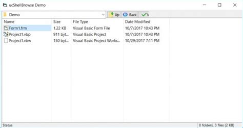 Vb6 Ucshellbrowse A Modern Replacement For Drivefilelist W