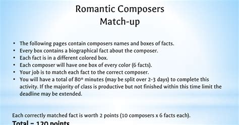 Romantic Composers Matchingpptx
