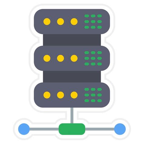 Premium Vector Server Icon