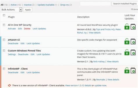 How To Lock Themes Plugins From Being Updated Wp Solver