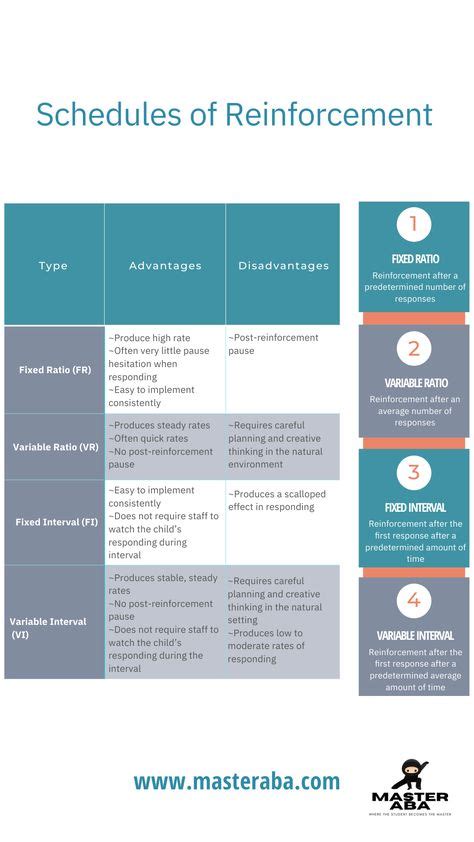 Schedule Of Reinforcement Aba
