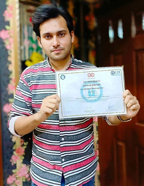 Excited To Announce That Ive Officially Earned My Full Stack Developer Certification From Geeks