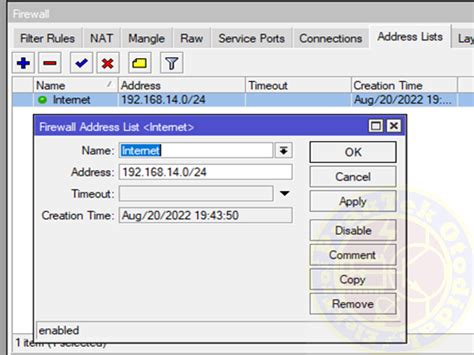 apa itu mangle pada mikrotik