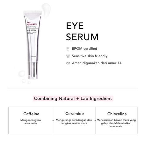 Jual The Originote Eye Serum Di Seller Lexon Beauty Official Store