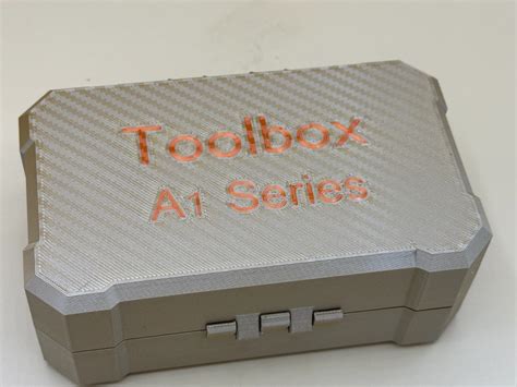 Print In Place Toolbox Accessory Box For Bambu Lab A1 Series
