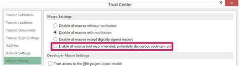 How To Enable Macros In Excel Step By Step Guide For Scenarios