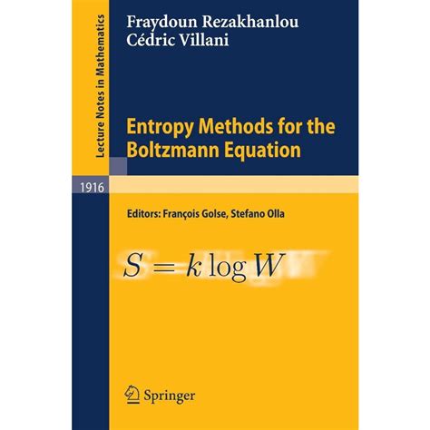 Entropy Methods For The Boltzmann Equation No Shoptime