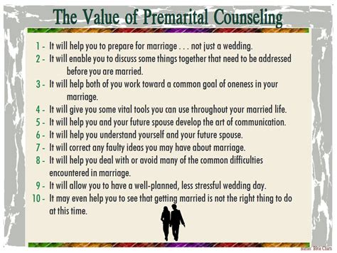 The Value Of Premarital Counseling Premarital Counseling