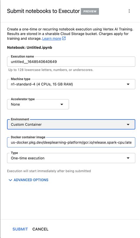 Python Gcp Ai Platform Notebook Schedule Stack Overflow