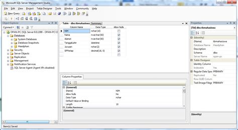 Hadphan Rianto Membuat Koneksi Visual Basic 2010 Dengan Sql Server 2005