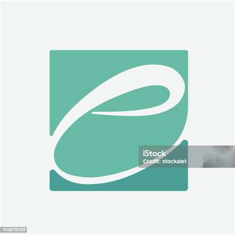 문자 E 로고 녹색 엠블럼 소문자 서체 시그니처 알파벳 이니셜 모노그램 로고에 대한 스톡 벡터 아트 및 기타 이미지 로고