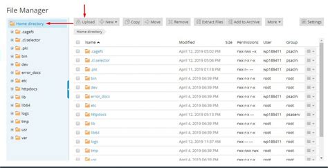 Upload File Framework Laravel Di Plesk Panel