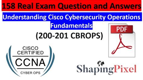 Understanding Cisco Cybersecurity Operations Fundamentals Cbrops Pdf Pack