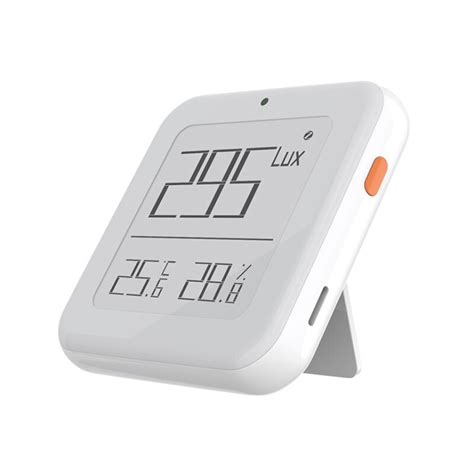 moes zigbee smart brightness thermometer real time light sensitive temperature and humidity