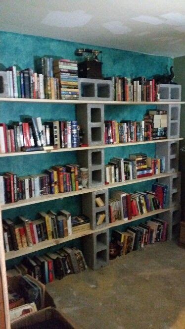 My New Bookshelf Cinder Block Shelves Cool Furniture Bookshelves