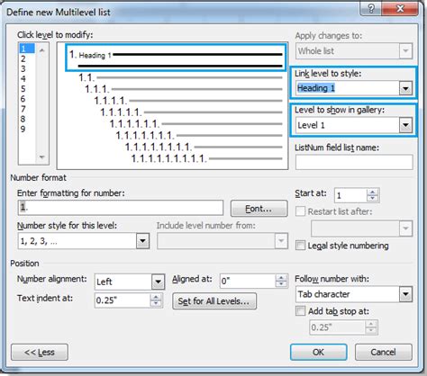 How To Automatically Number Headings In Word