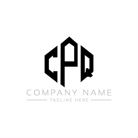 Cpq Letter Logo Design With Polygon Shape Cpq Polygon And Cube Shape Logo Design Cpq Hexagon