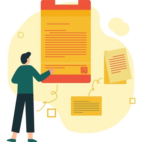 Premium Vector Attach Assignment