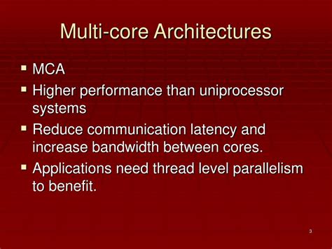 PPT Architectural Support For Fine Grained Parallelism On Multi Core Architectures PowerPoint