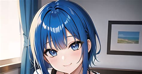 女の子 青髪の女の子2 サンダーのイラスト Pixiv