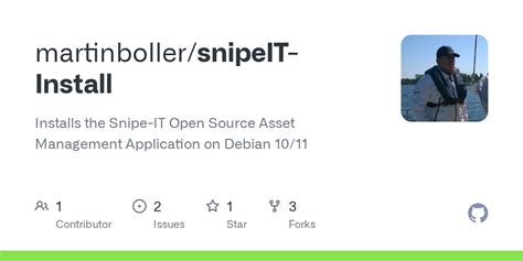 Github Martinbollersnipeit Install Installs The Snipe It Open