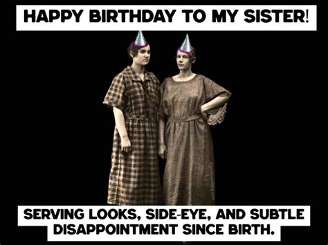 Funny Birthday Older Sister