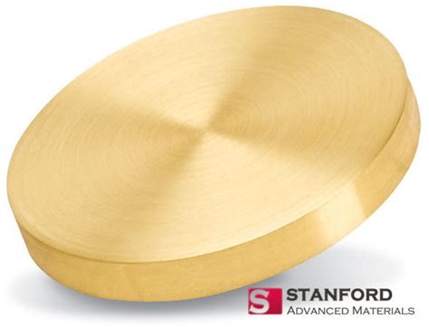 Gold Sputtering Targets 99999 Purity Stanford Advanced Materials