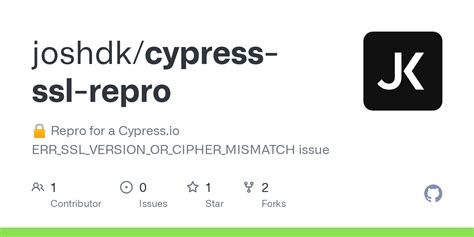 GitHub Joshdk Cypress Ssl Repro Repro For A Cypress Io ERR SSL VERSION OR CIPHER MISMATCH Issue