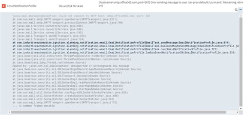 Email Notification SMTP Issues Ignition Inductive Automation Forum
