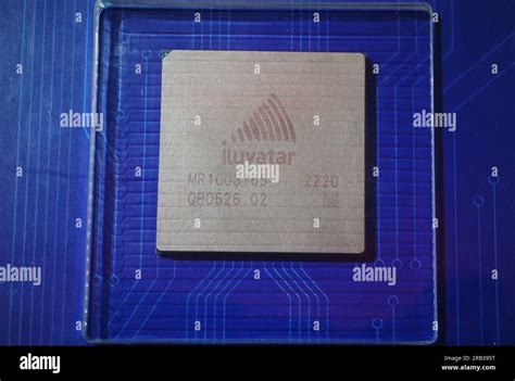 Shanghai China July 6 2023 The General Purpose Gpu Push Chip Zhikai 100 Is Photographed