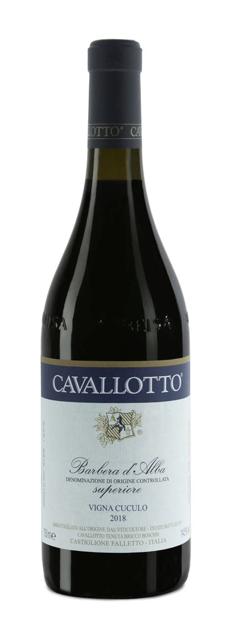 Barbera Dalba Doc Vigna Cuculo Cavallotto
