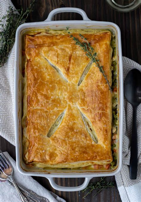 Chicken Pot Pie With Puff Pastry This Home Kitchen