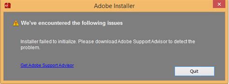 Adobe Application Manager Installation Error Adobe Community