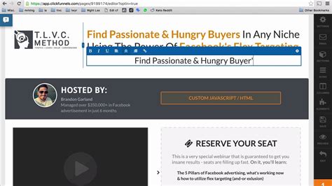 Clickfunnels Tutorial How To Have Two Colors In Your Headline Youtube