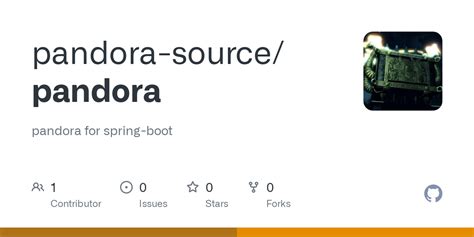 github pandora source pandora pandora for spring boot