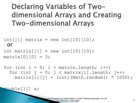 Ppt Exploring Multidimensional Arrays In Java Programming Powerpoint Presentation Id2387174