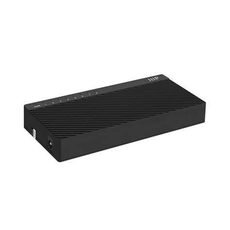 Monoprice 8‑port Fast Ethernet Unmanaged Network Switch 10 100mbps Compact Desktop Or Wall