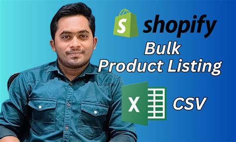 Do Bulk Product Listing On Shopify With Csv File By Zakkiathymath Fiverr