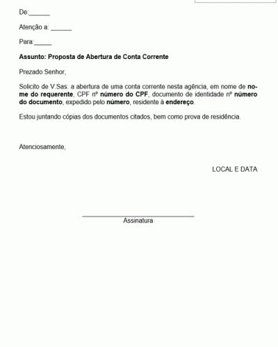Proposta Padrão De Prestação De Serviços Modelo Simples