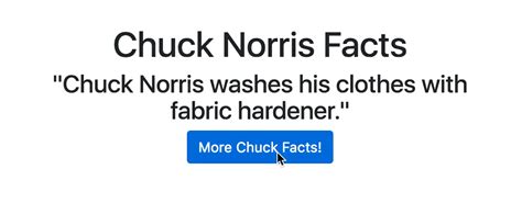 Chuck Norris Fact Generator With Axios And React By Trey Alexander Davis Byte Sized React