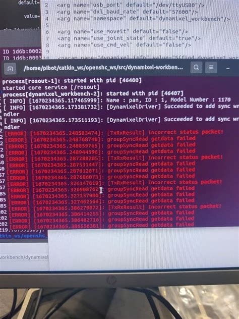Problems Txrx Packet Technical Support Robotis